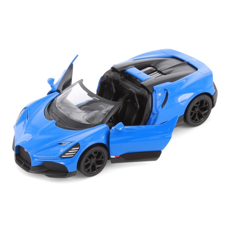 Macheta metalica Kinsmart, Bugatti Mistral, Scara 1:36, Albastru ...