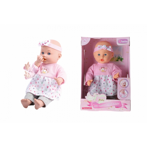 Papusa bebelusul pupacios, interactiv, cu miscari faciale, scoate ...