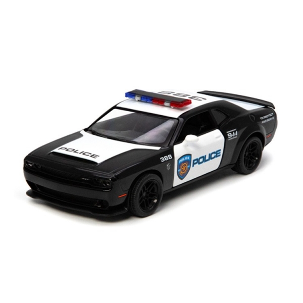 Macheta metalica Dodge Challenger SRT Demon 170 Police Edition, 1:40 ...