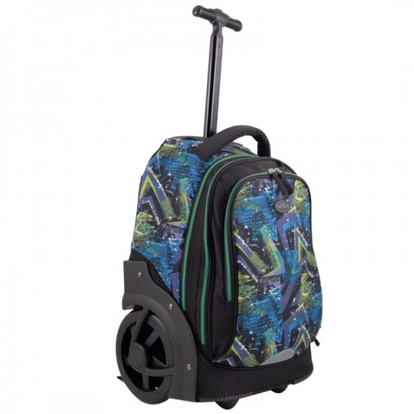 Trolley Fashion Mesco cu roti mari - Space Adventure - Brandtoys.ro