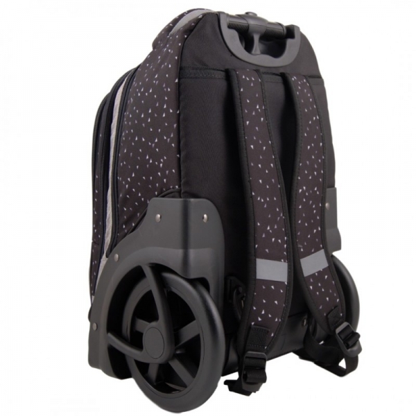 Trolley Fashion Mesco cu roti mari- Triangles H19014 - Brandtoys.ro