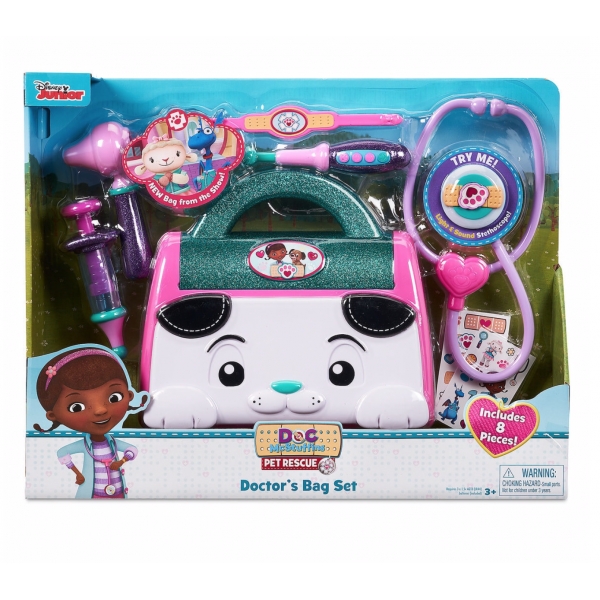 Set de joaca Geanta Dr. Plusica-pentru salvarea animalelor de companie ...