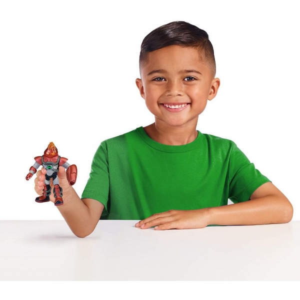 Figurina Ben 10 Omni-Kix Armour Heatblast 12 cm - Brandtoys.ro