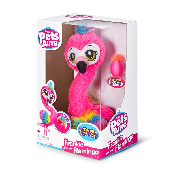 Frankie flamingo dansator, Pets Alive