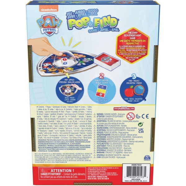 Paw Patrol Pop & Find - Brandtoys.ro