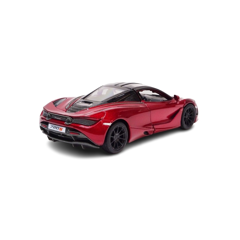 Macheta metalica Kinsmart 1:36 McLaren 720S, Rosu, 12 cm - Brandtoys.ro