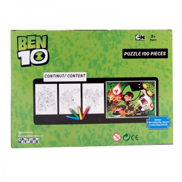 Puzzle 100 piese Ben 10 - Brandtoys.ro