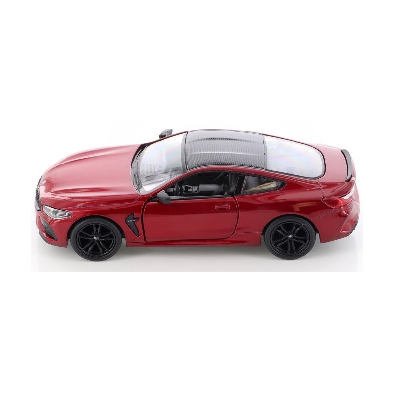 Macheta metalica Bmw M8 Competition Coupe, Kinsmart, Scara 1:38, Rosu ...