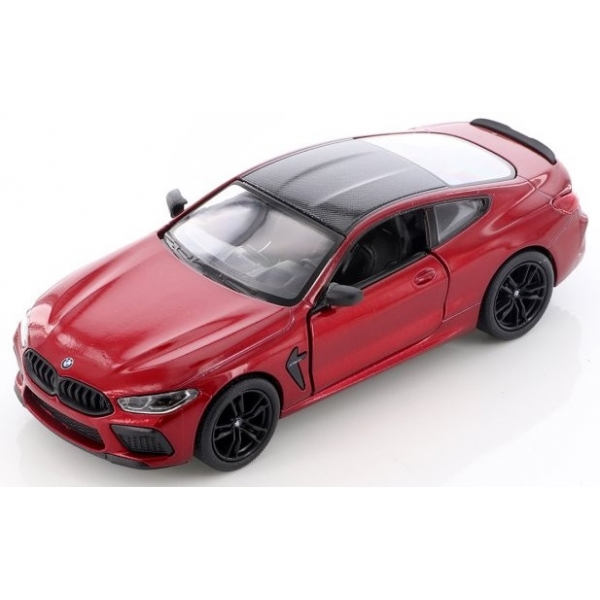 Macheta metalica Bmw M8 Competition Coupe, Kinsmart, Scara 1:38, Rosu ...