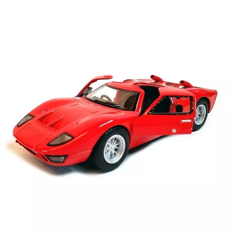 Macheta metalica Kinsmart, Scara 1:32, Ford GT40 MKII 1966, Rosu ...